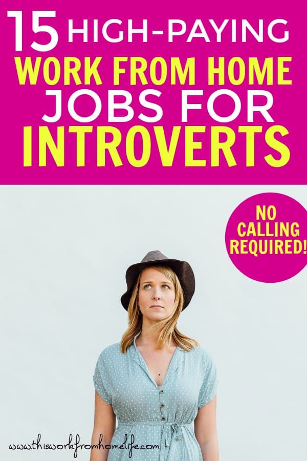 15 Work From Home Jobs For Introverts In 2019 - This Work From Home Life
