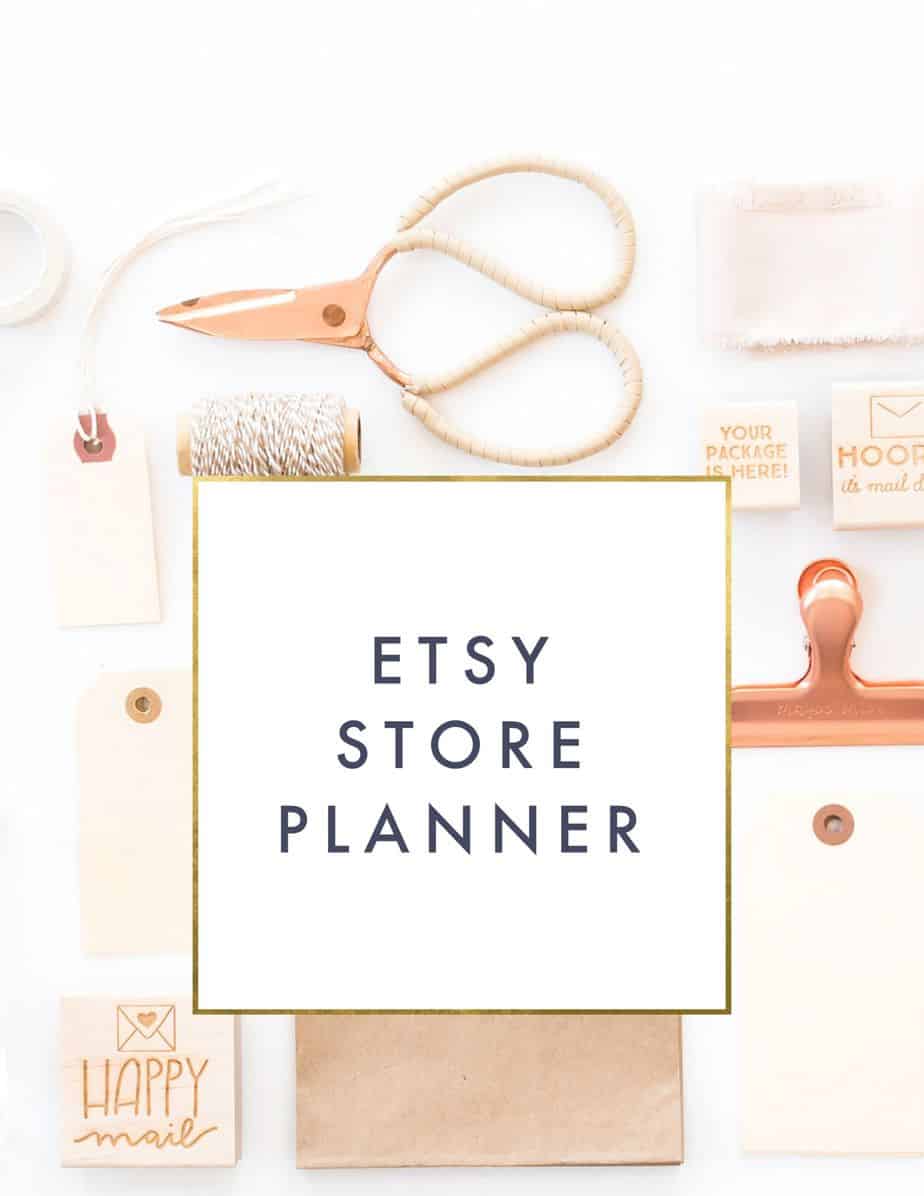 Printable Etsy Store Planner