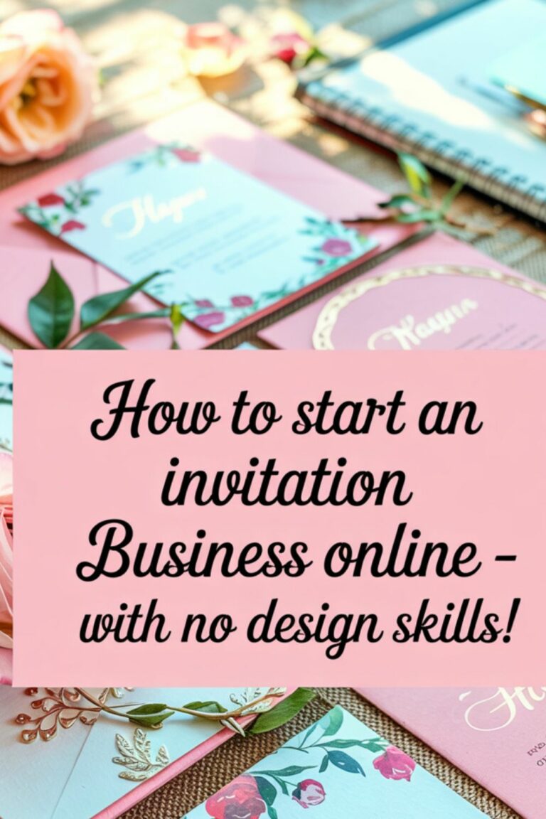 How To Start An Invitation Business On Etsy