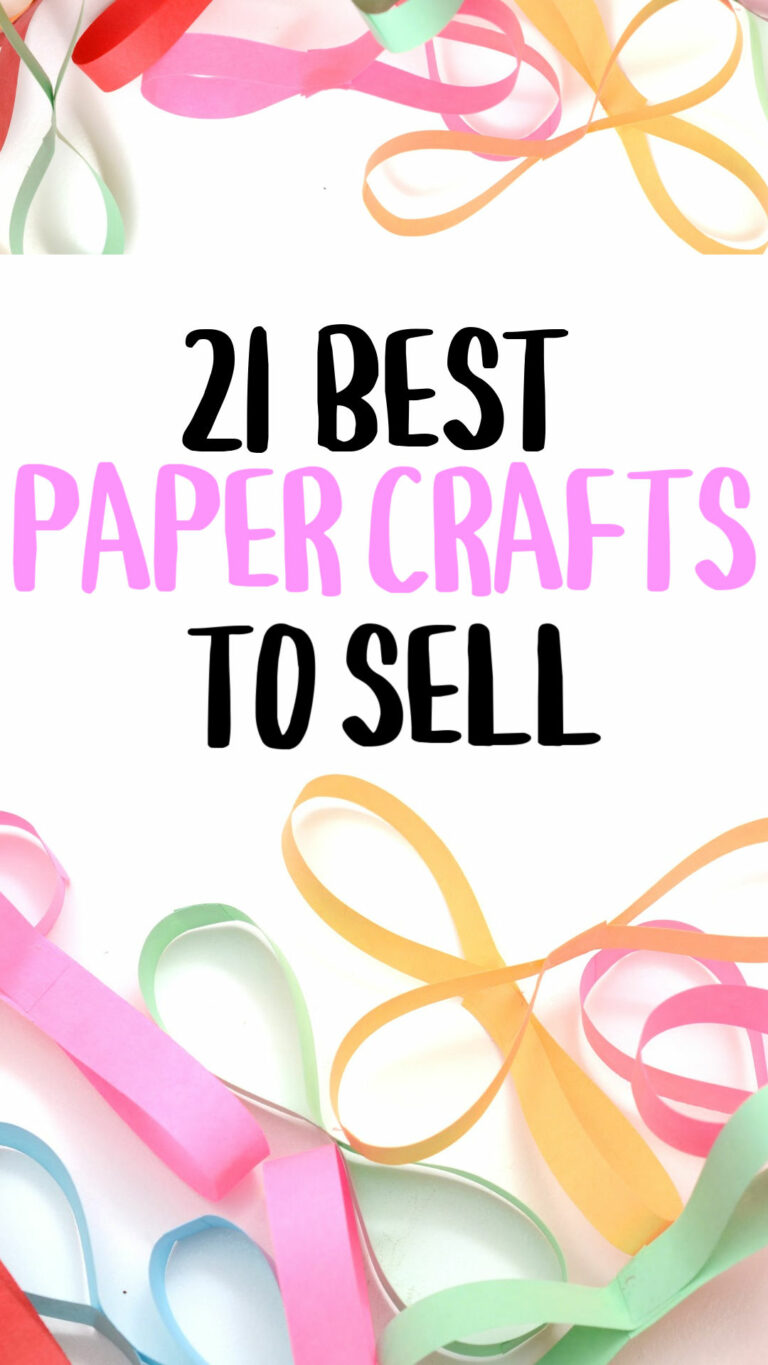 21 Paper Crafts To Sell For Extra Money