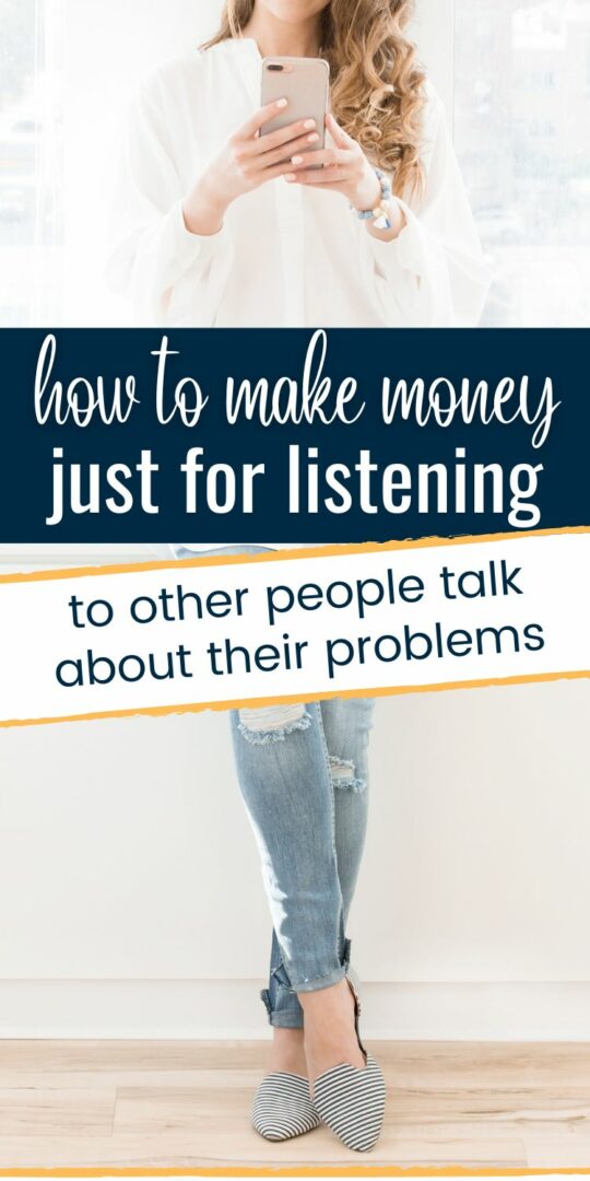 How To Get Paid to Listen to People's Problems